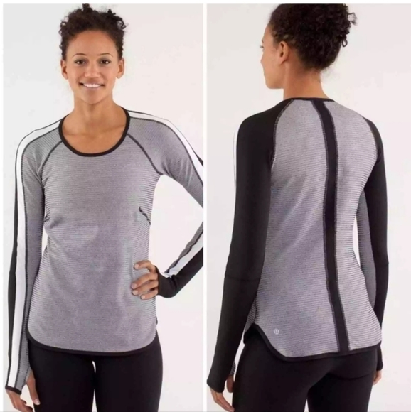 lululemon athletica | Tops | Lululemon Runder Under Long Sleevemini ...